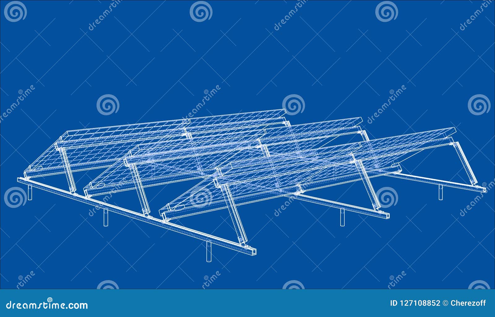 Solar Panel Concept stock vector. Illustration of renewable - 127108852