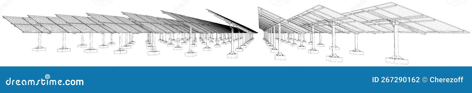 Solar Panel Concept. Vector Stock Illustration - Illustration of power ...