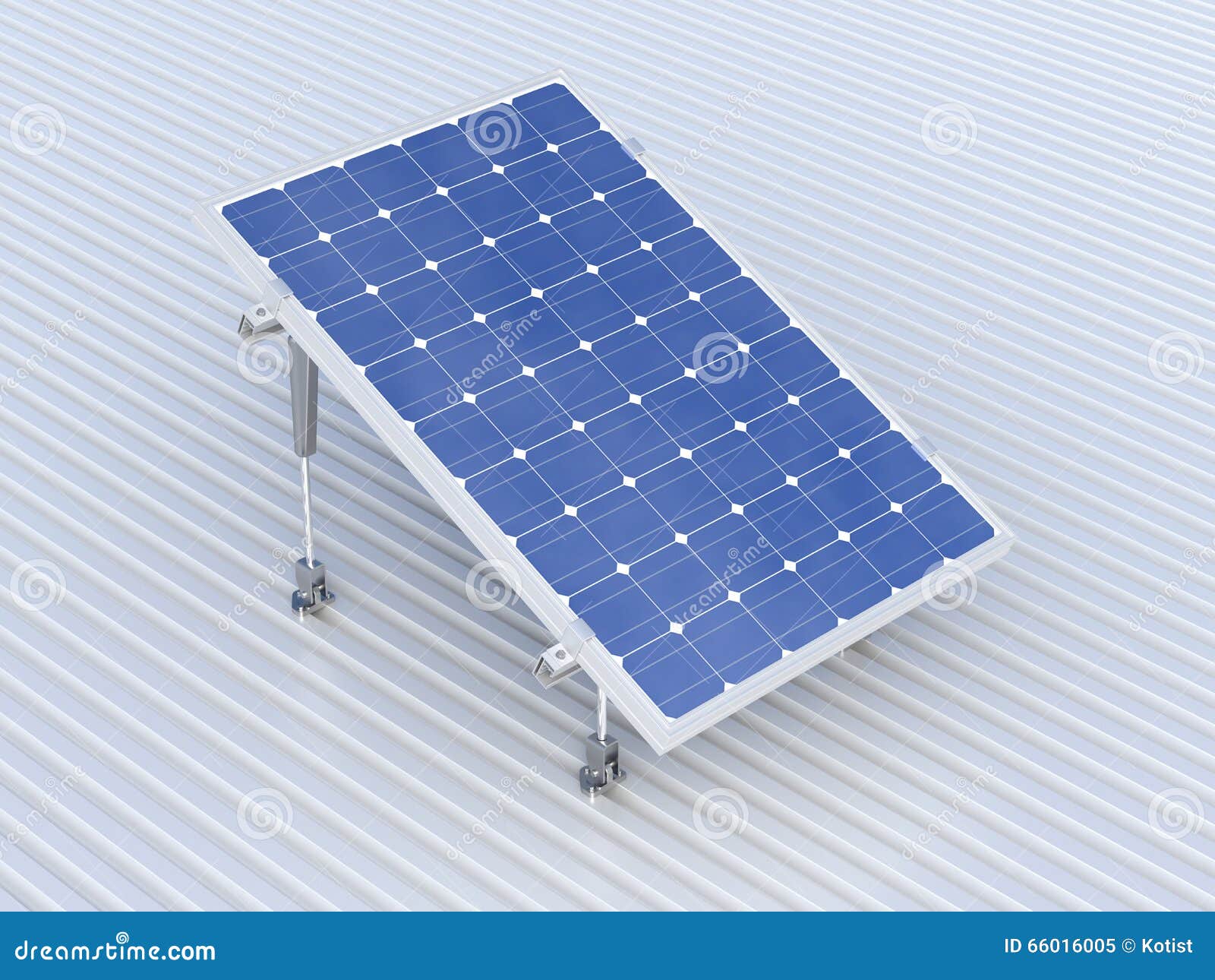 Solar Panel Conceptual Illustration Stock Illustration - Illustration ...