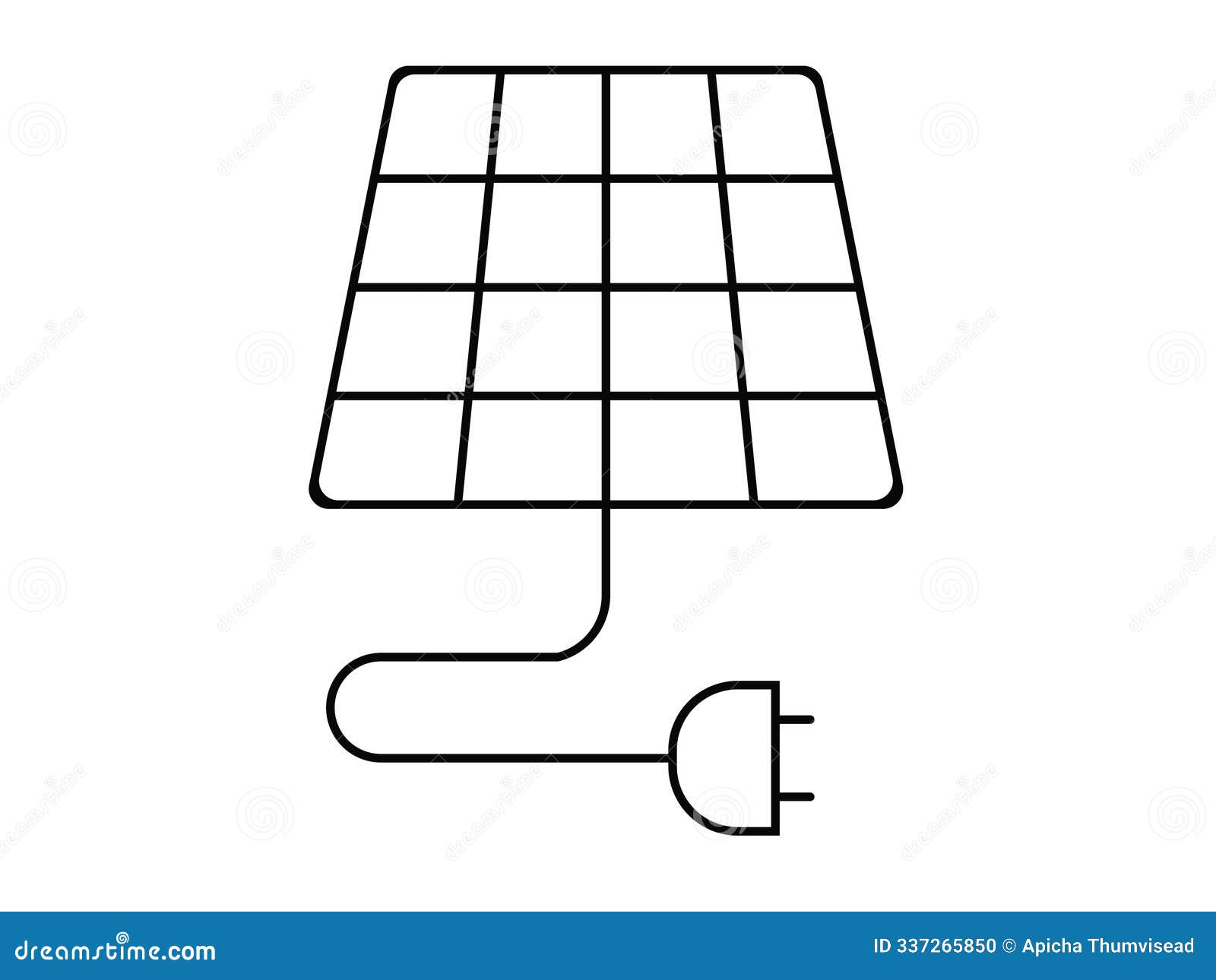 Solar Panel Connecting Icon in Line Design. Solar, Panel, Connecting ...