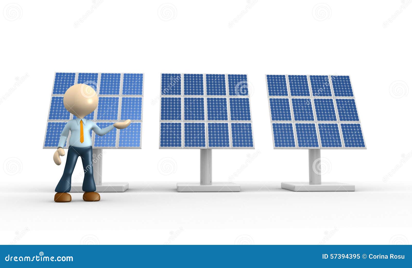 Solar panel stock illustration. Illustration of solar - 57394395