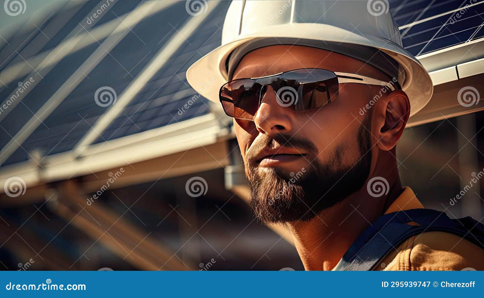 Solar Panel Design and Installation Engineer Stock Illustration ...