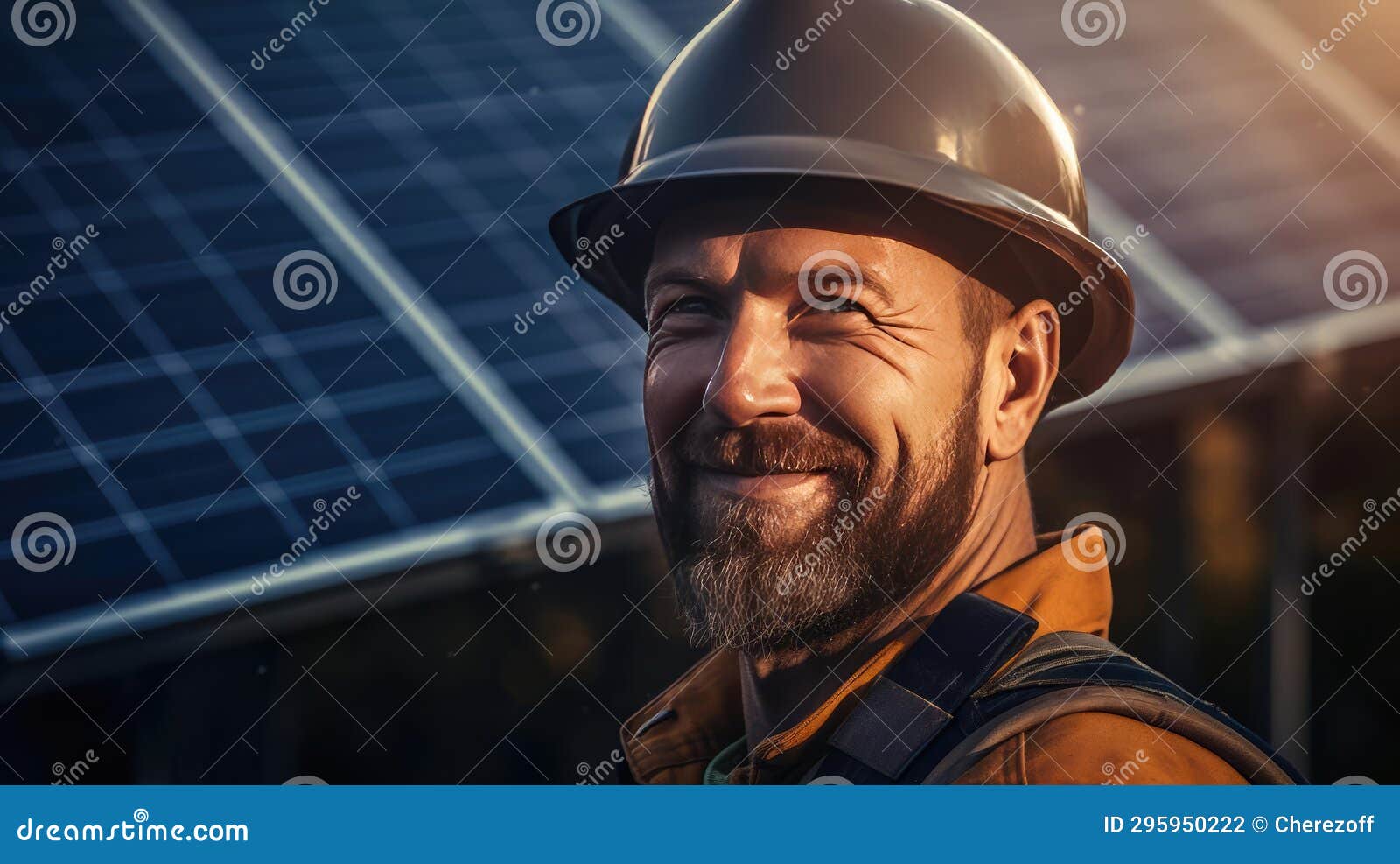 Solar Panel Design and Installation Engineer Stock Illustration ...