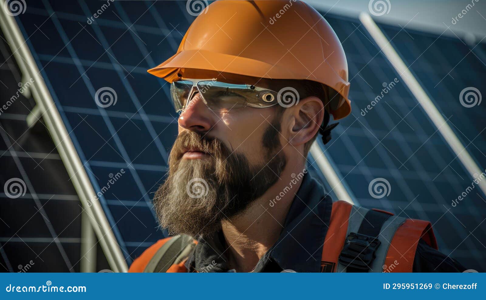 Solar Panel Design and Installation Engineer Stock Illustration ...