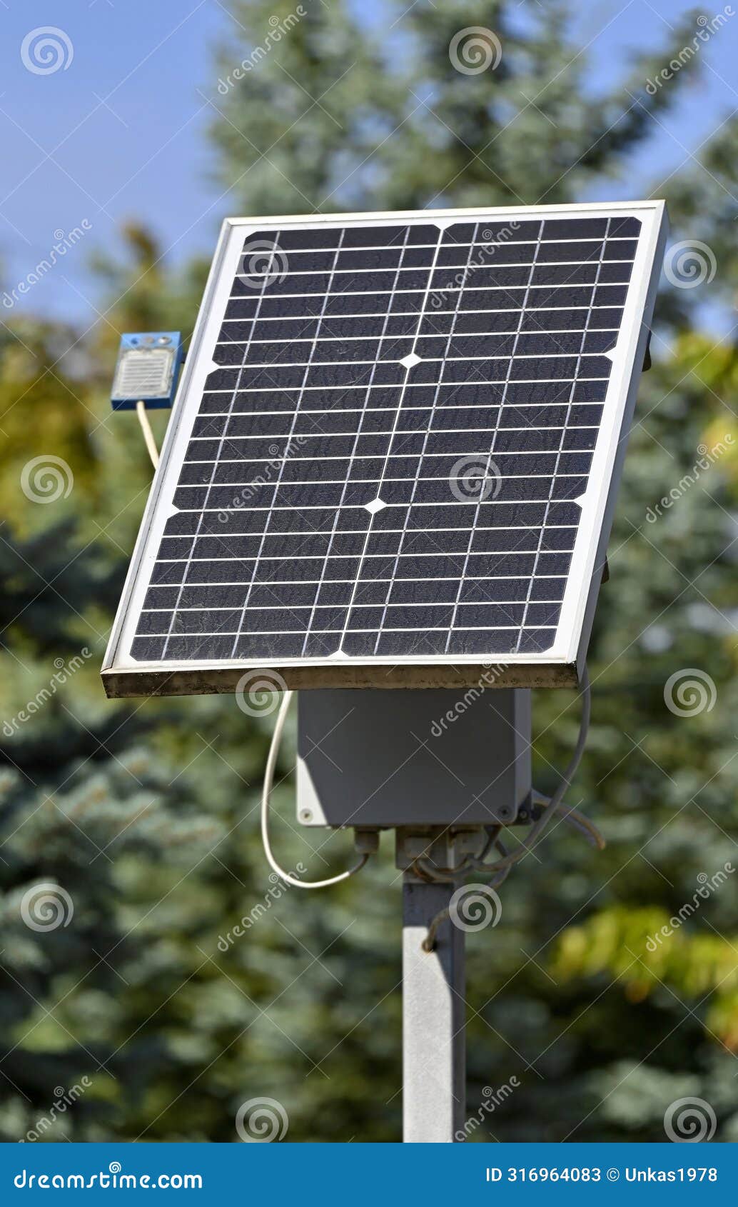 Solar panel device stock image. Image of engine, industrial - 316964083