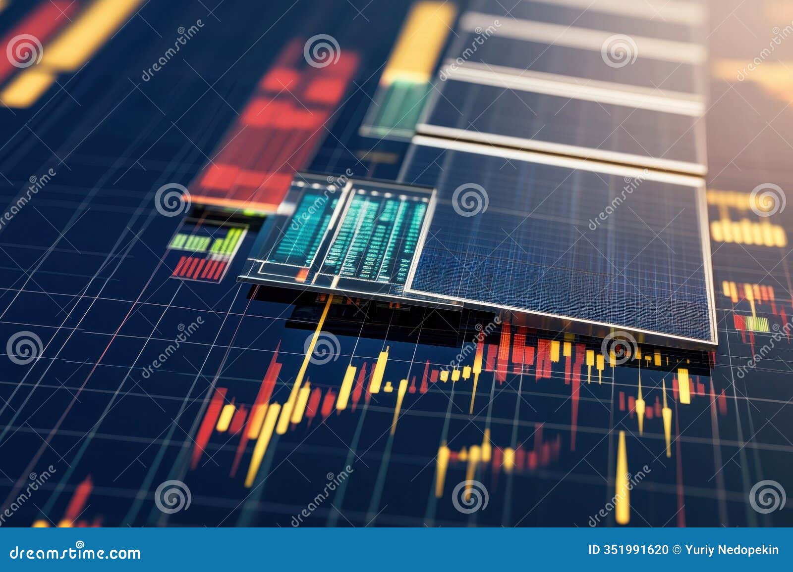Solar Panel Diagram Highlighting Energy Production Data and Market ...