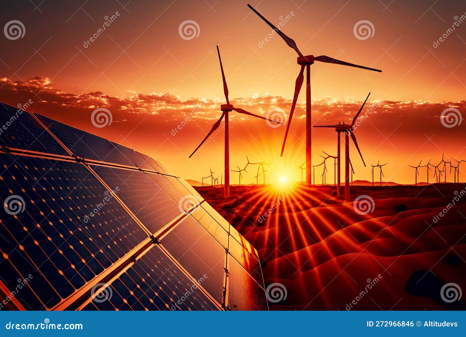 Solar Panel Eco-friendly Technology for Energy Production Stock ...