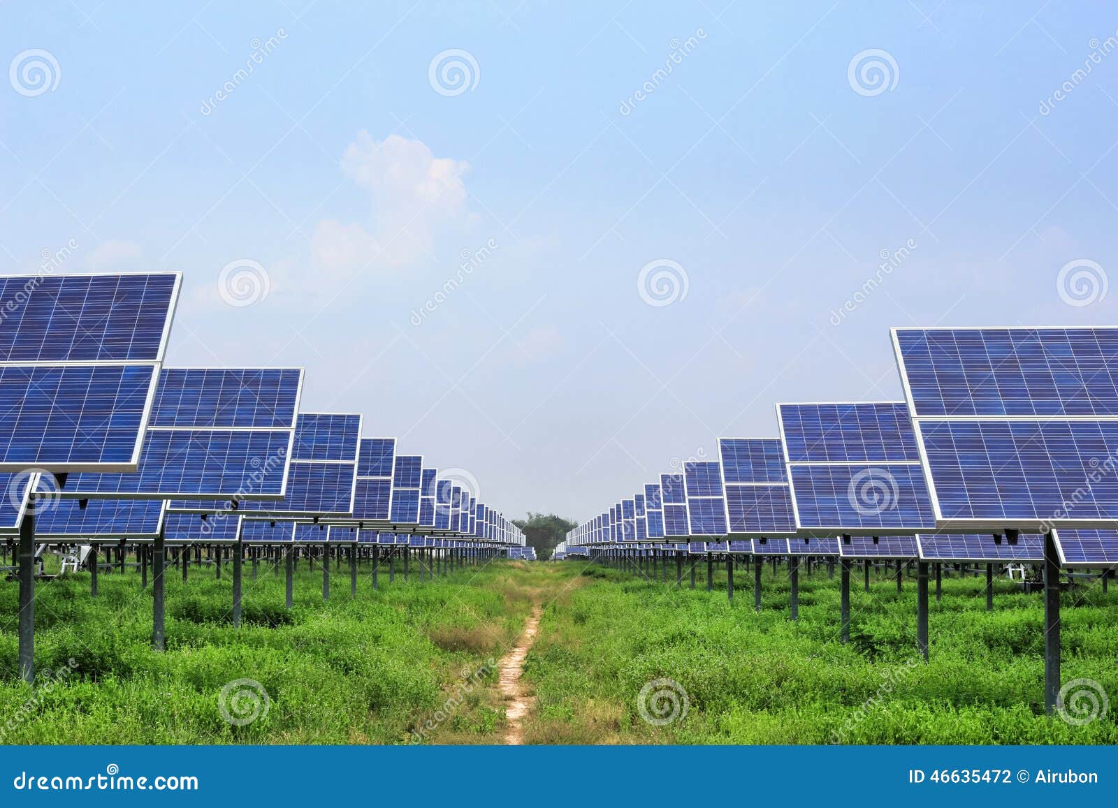 Solar Panel Ecological Power Stock Photo - Image of alternative, green ...