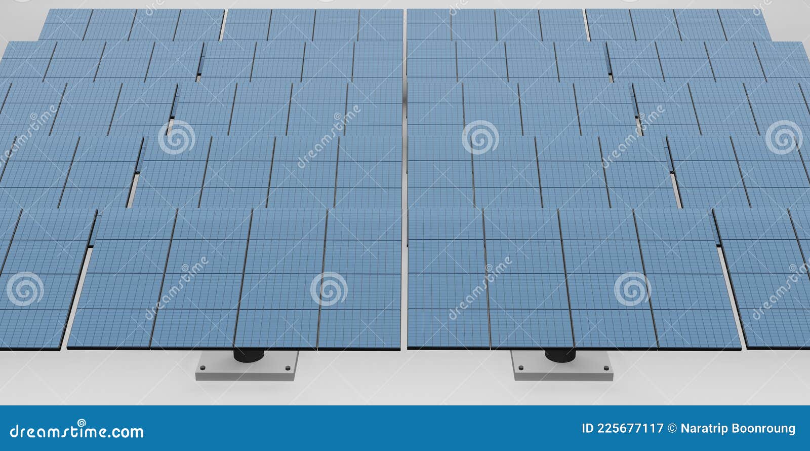 Solar Panel Electrical Storage Panel Mockup Solar Power 3D Illustration ...