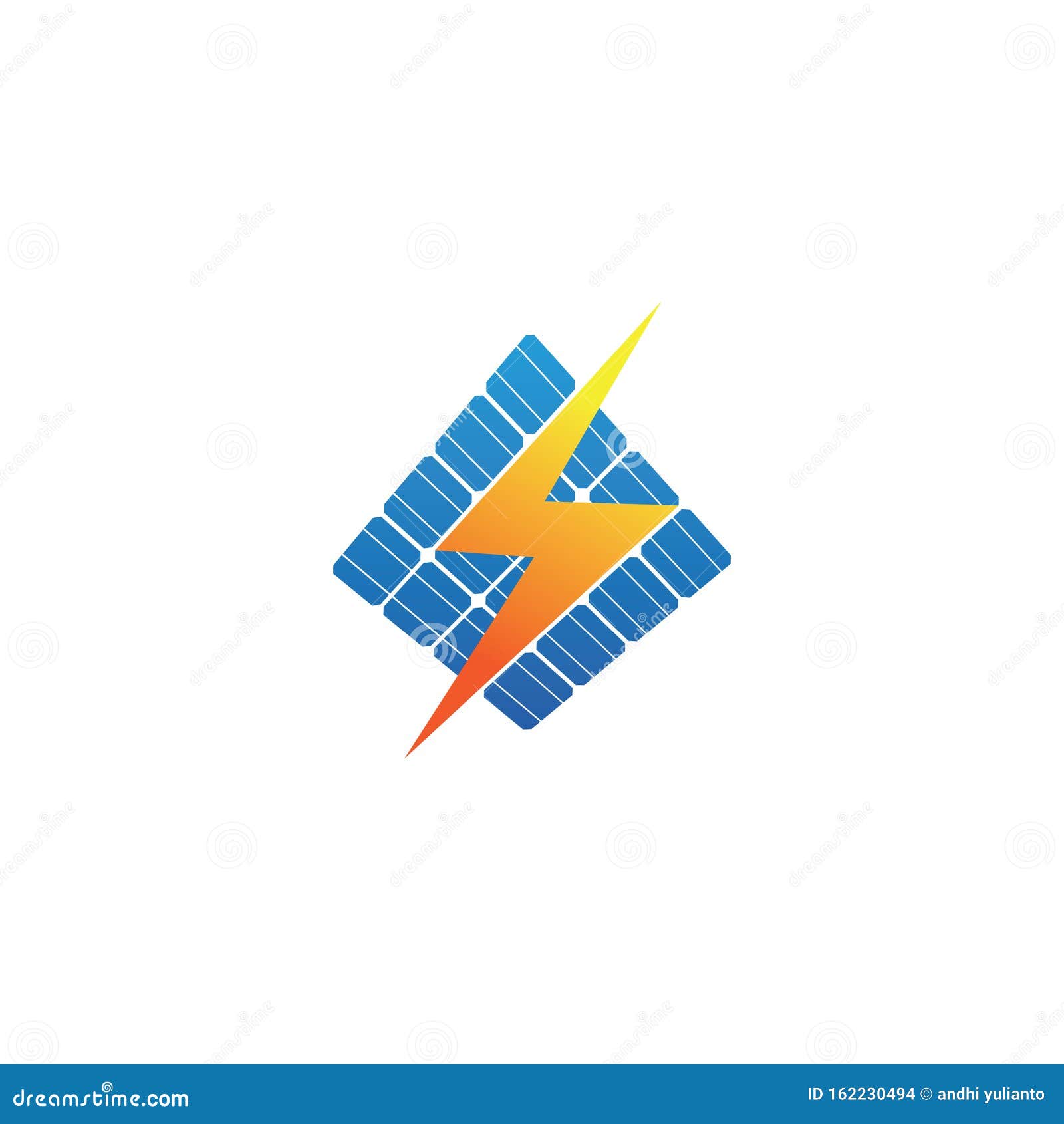 Solar Panel Electricity Renewable Energy Vector Logo Design Stock ...