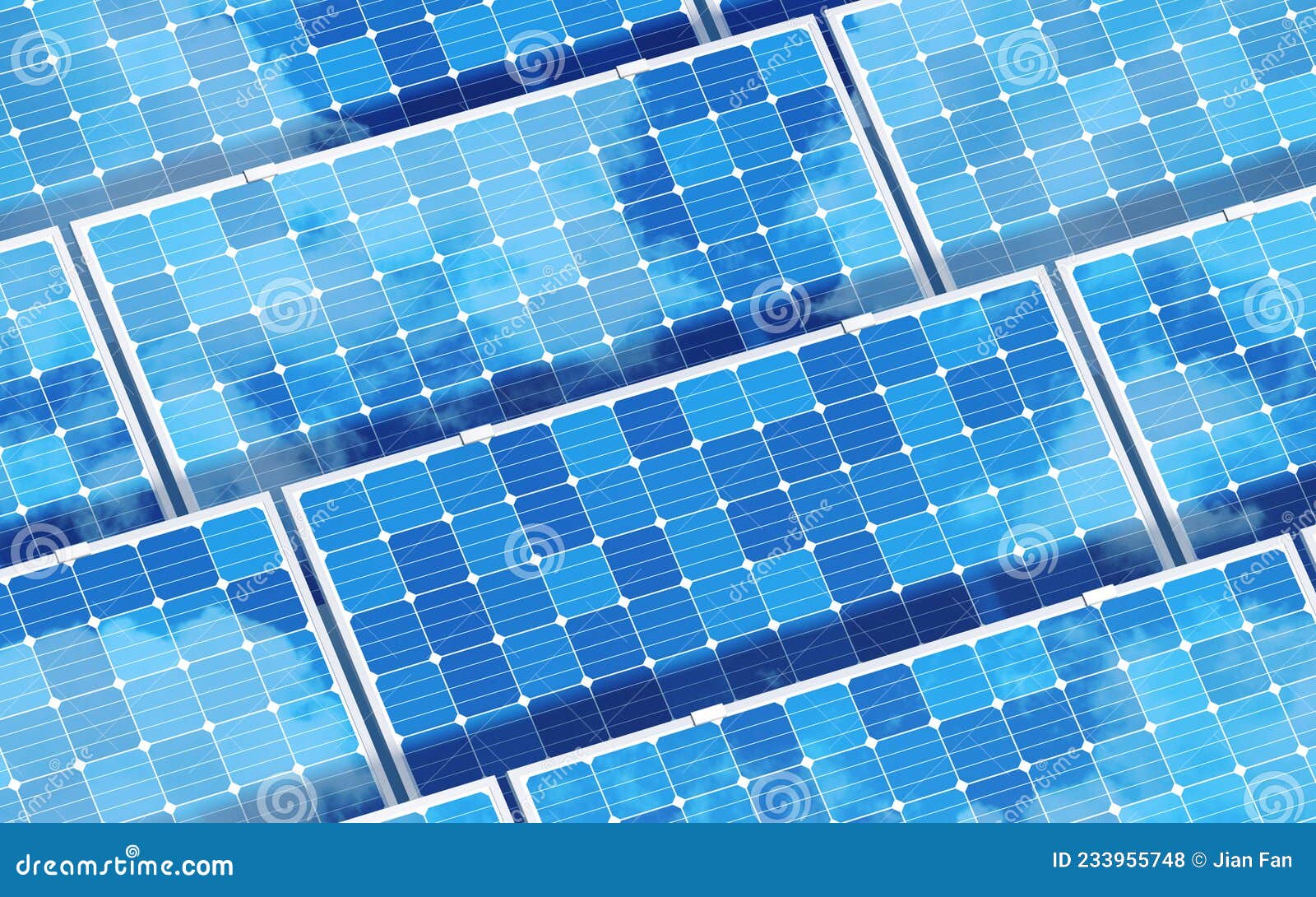 Solar Panel, Solar Energy, 3d Rendering Stock Illustration ...