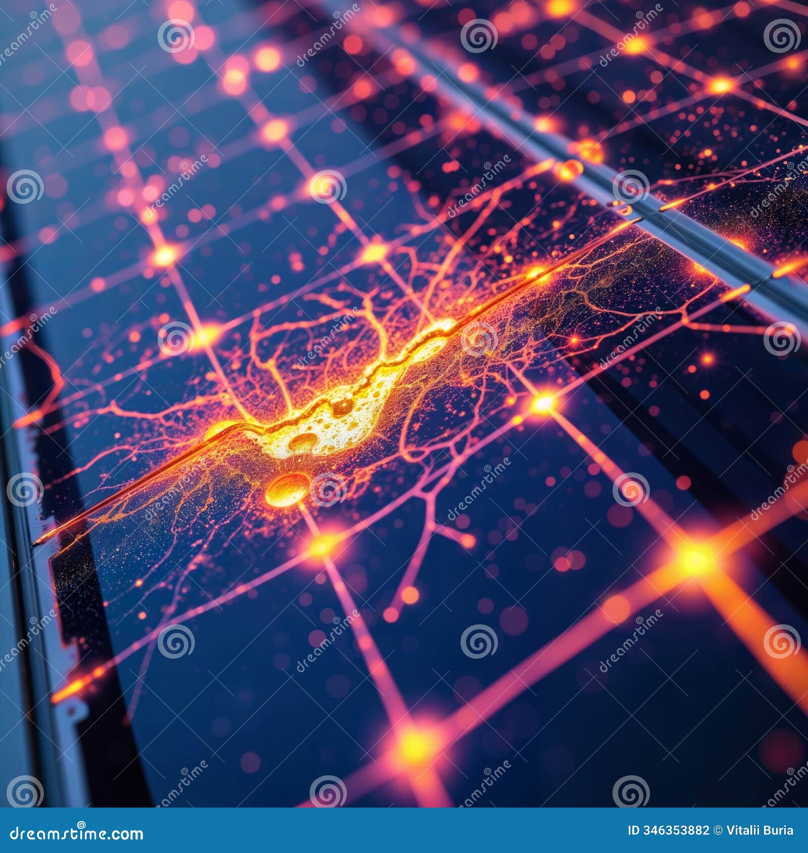 Energy Flow: the Magic of Solar Power Visualization, Generative Ai ...