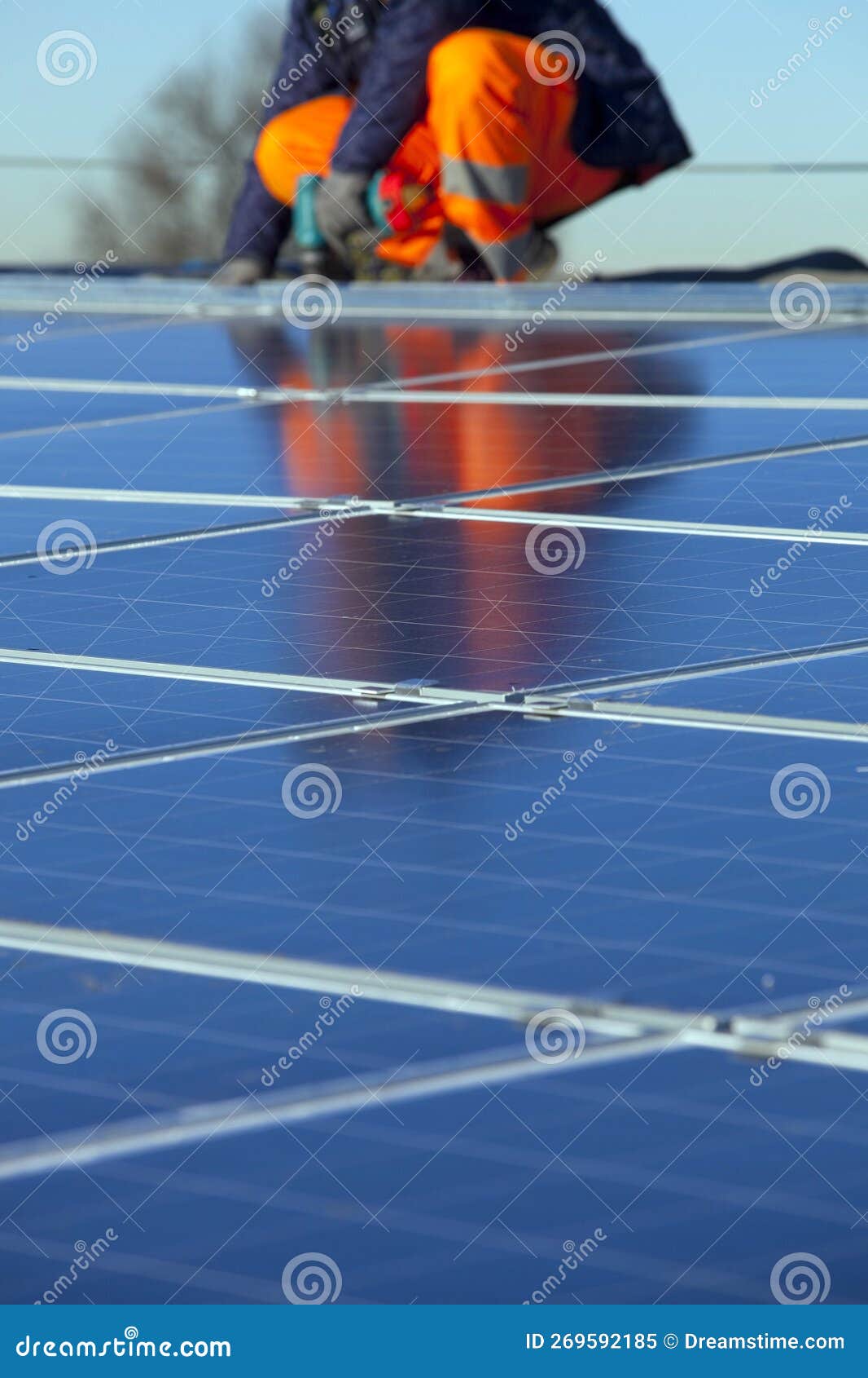 Solar Panel and Energy Transition Stock Image - Image of transition ...