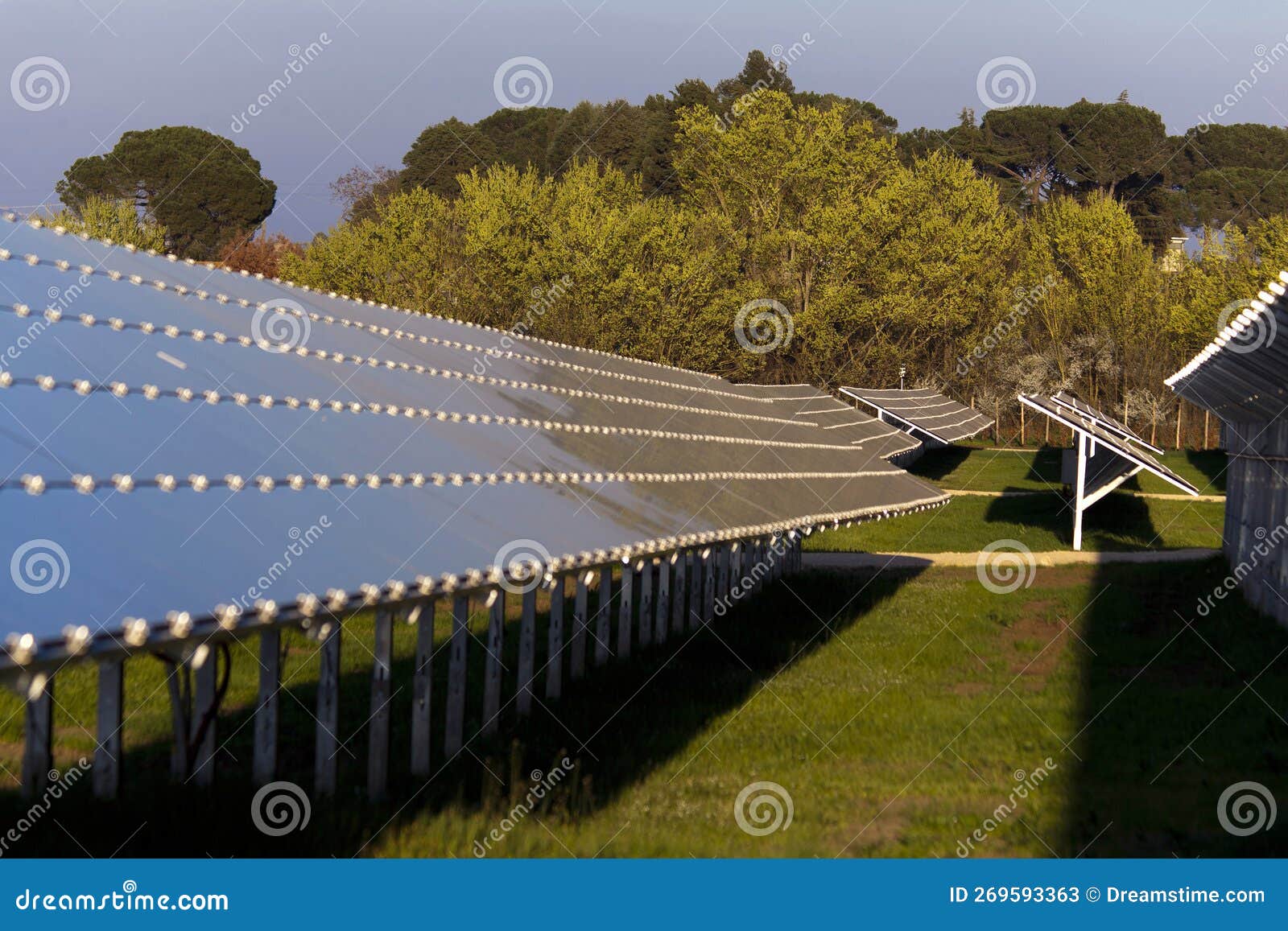 Solar Panel and Energy Transition Stock Image - Image of fence ...
