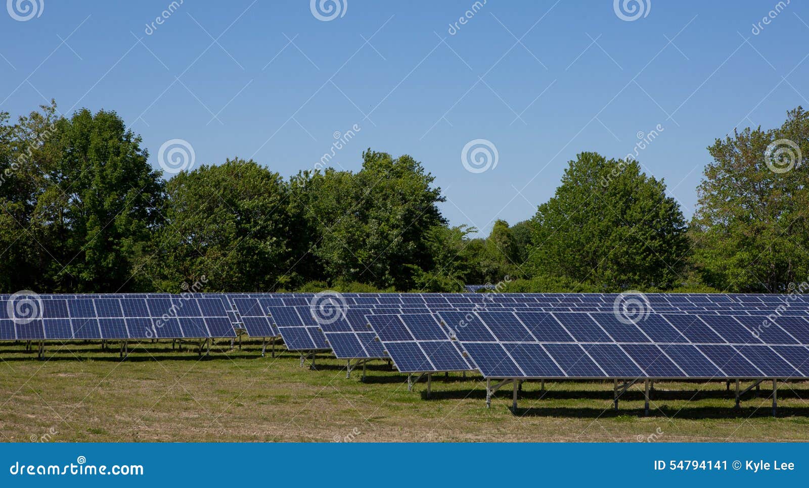 Solar Panel Farm stock image. Image of solar, alternative - 54794141