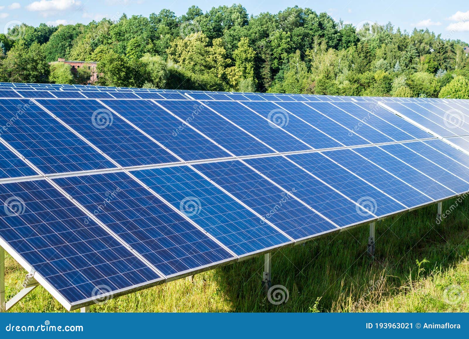 Solar panel on field image stock image. Image of background - 193963021