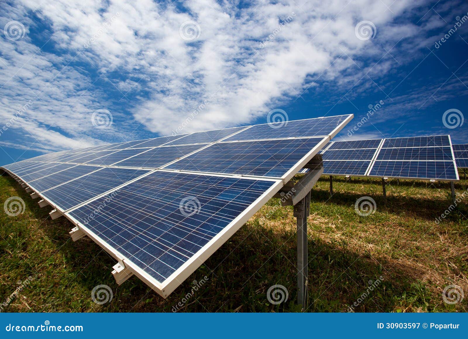 Solar panel field stock image. Image of ecological, field - 30903597