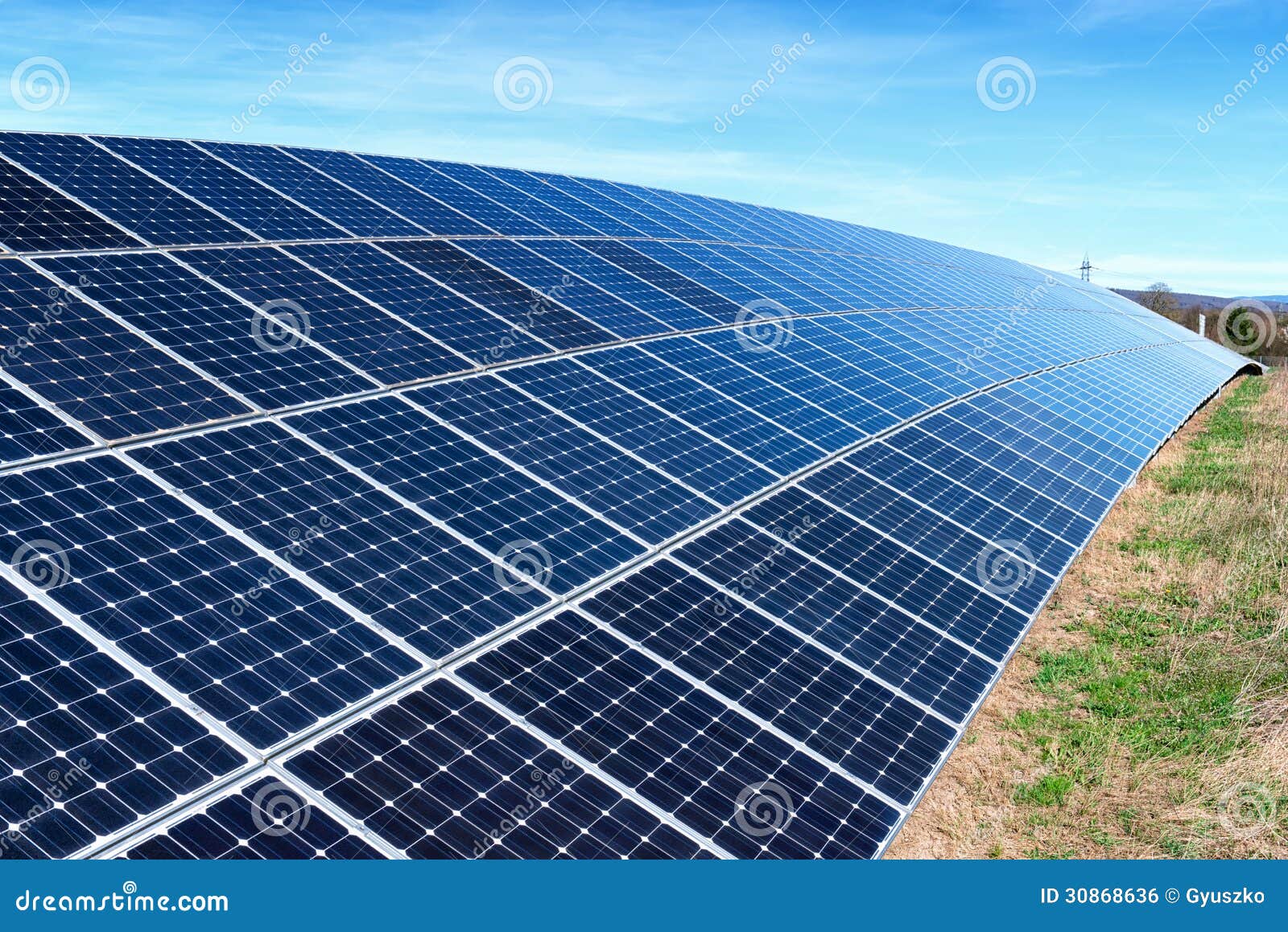 Solar Panel Field stock photo. Image of copy, environment - 30868636