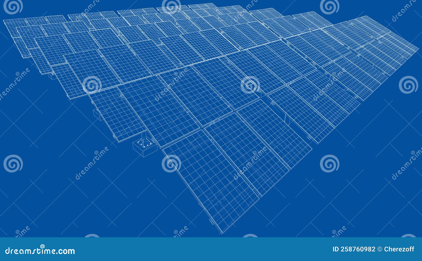 Solar Panel Field. Vector stock vector. Illustration of alternative ...