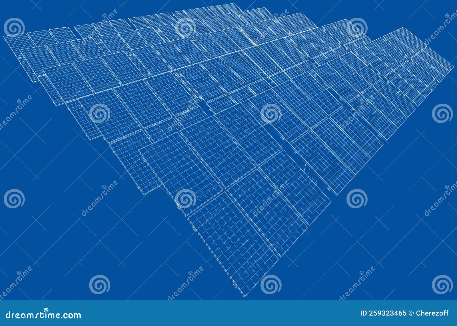 Solar Panel Field. Vector stock vector. Illustration of generation ...