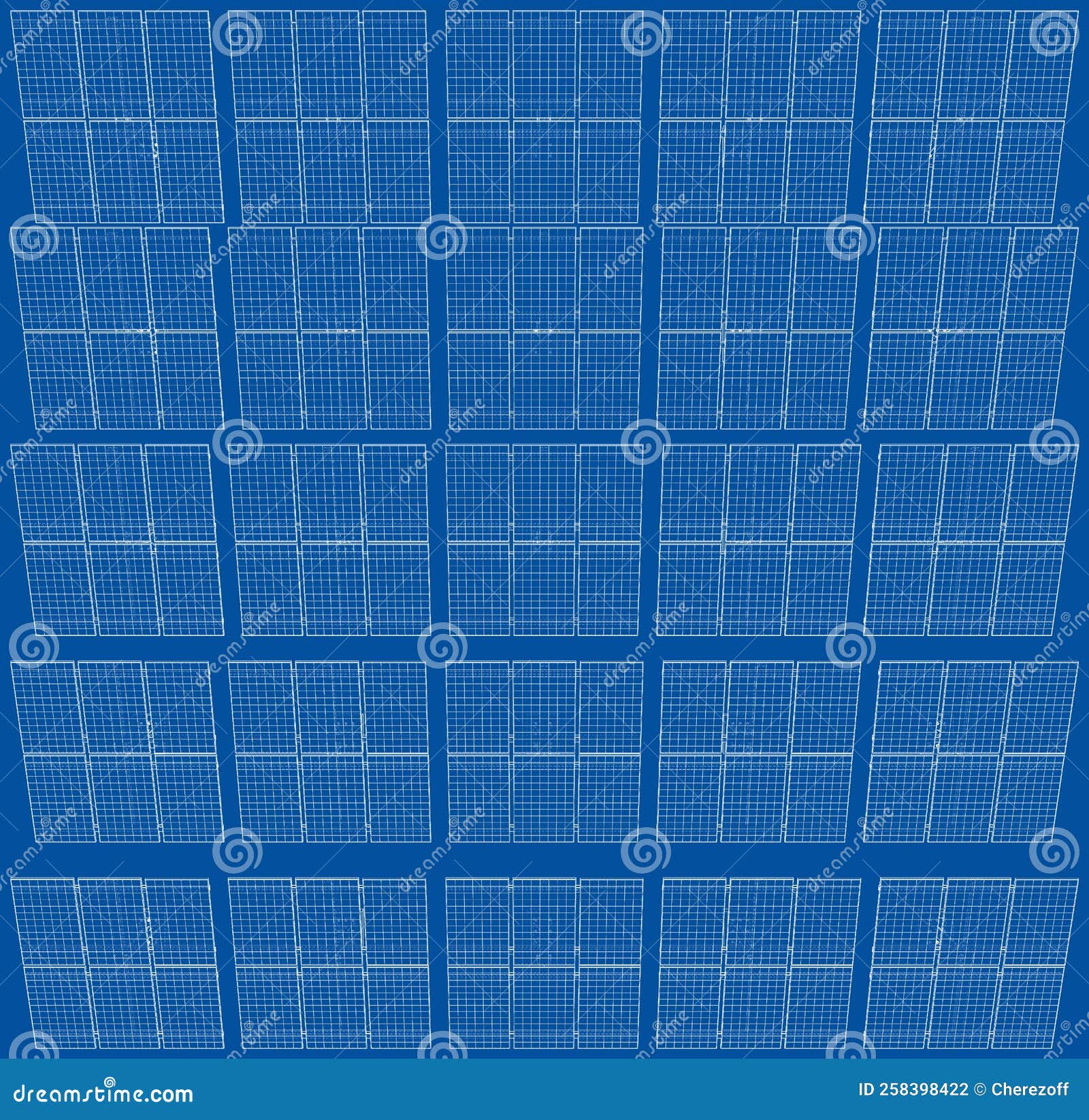 Solar Panel Field. Vector stock vector. Illustration of conservation ...