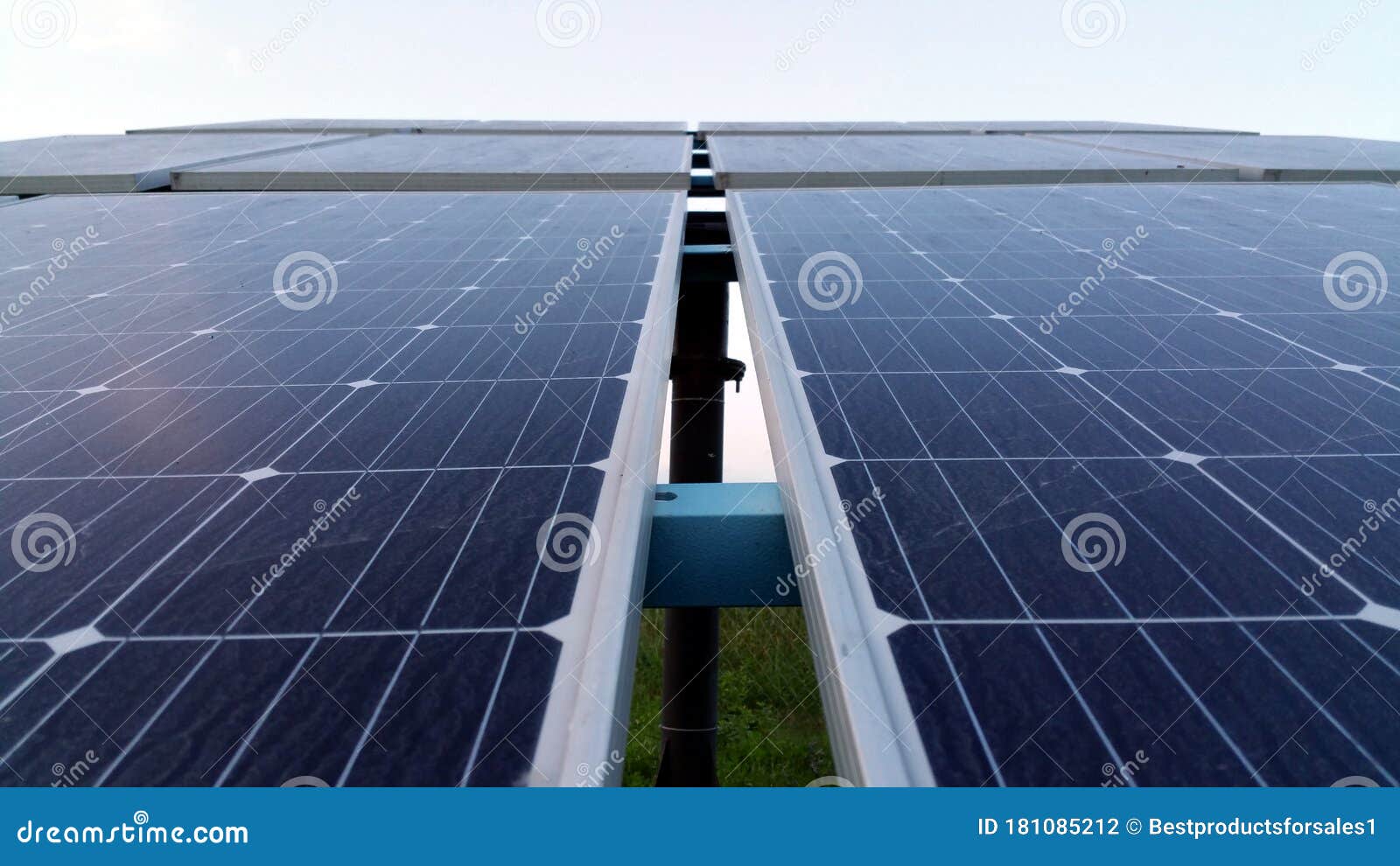 Solar Panel in the Fields. Image of Science and Technology Regarding ...