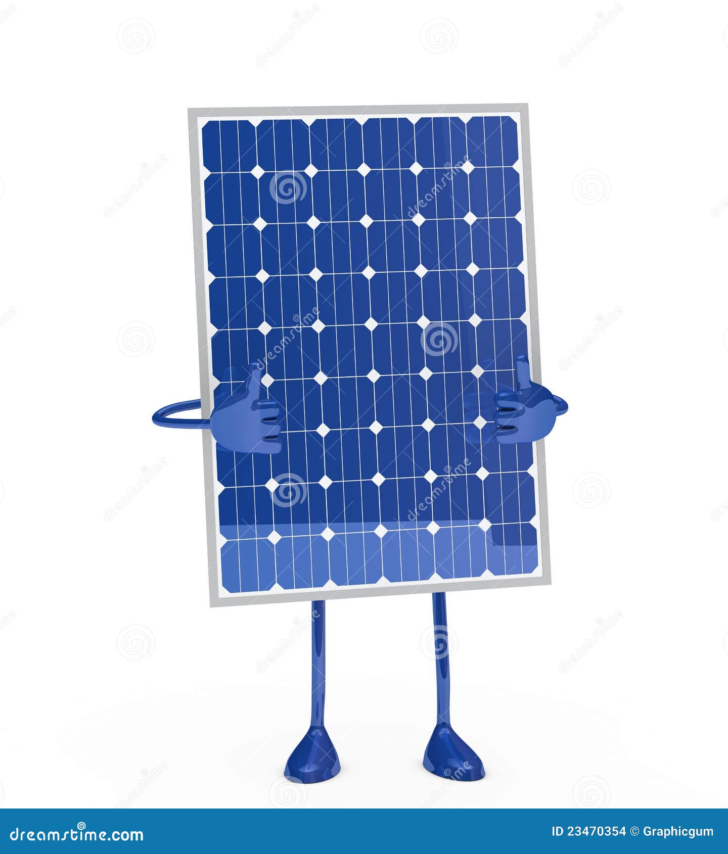 Solar panel figure stock illustration. Illustration of agreement - 23470354