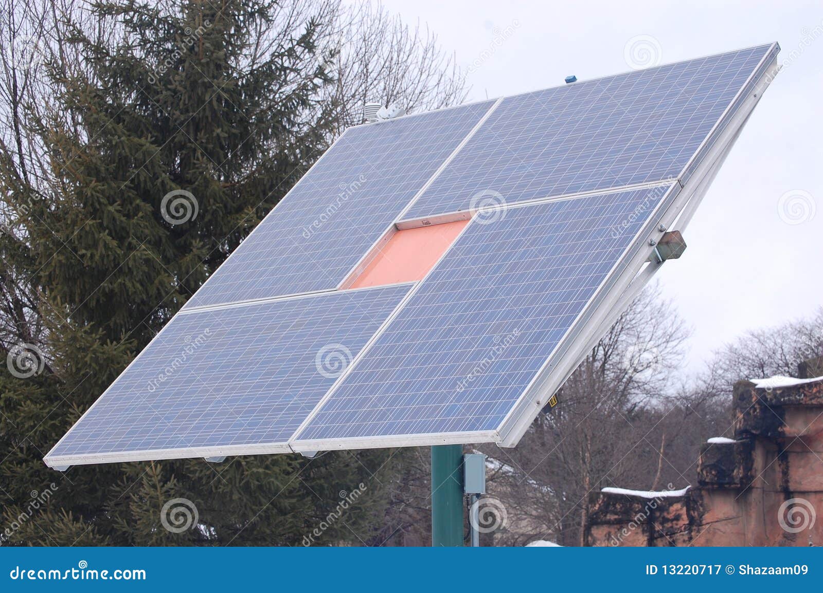 Solar Panel Flower Royalty Free Stock Photography - Image: 13220717