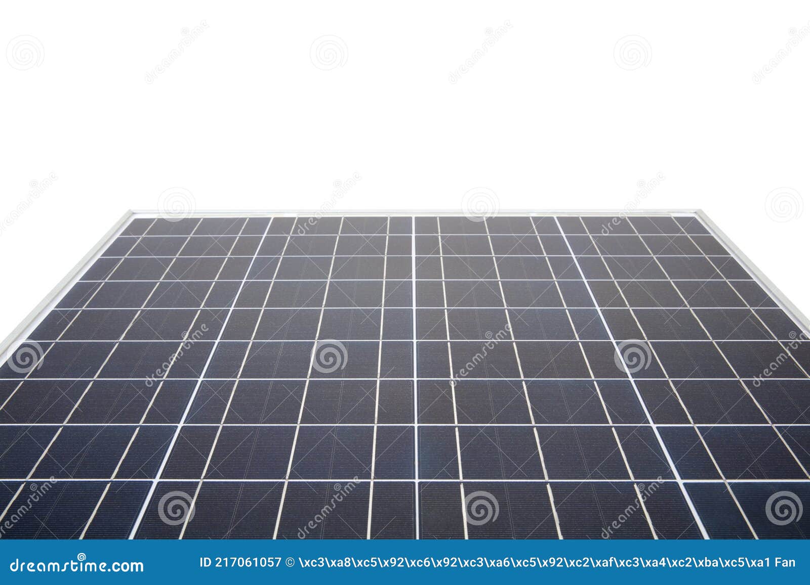A Solar Panel in Front of White Background Stock Image - Image of still ...