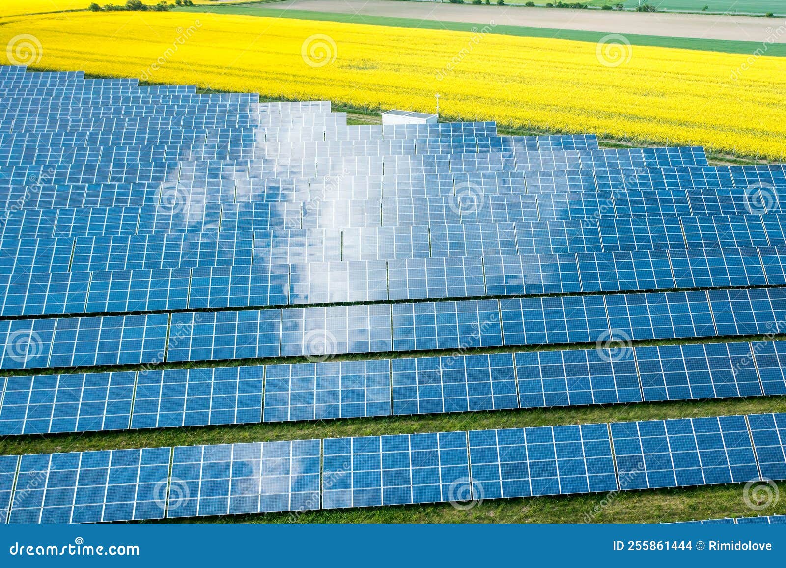 Solar Panel for Generation of Direct Current Electricity in the Yellow ...