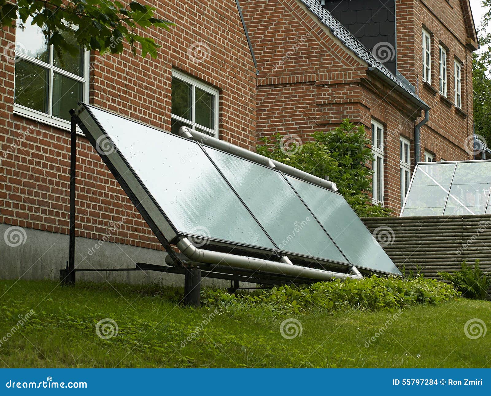 Solar Panel for Green, Environmentally Friendly Energy Stock Photo ...