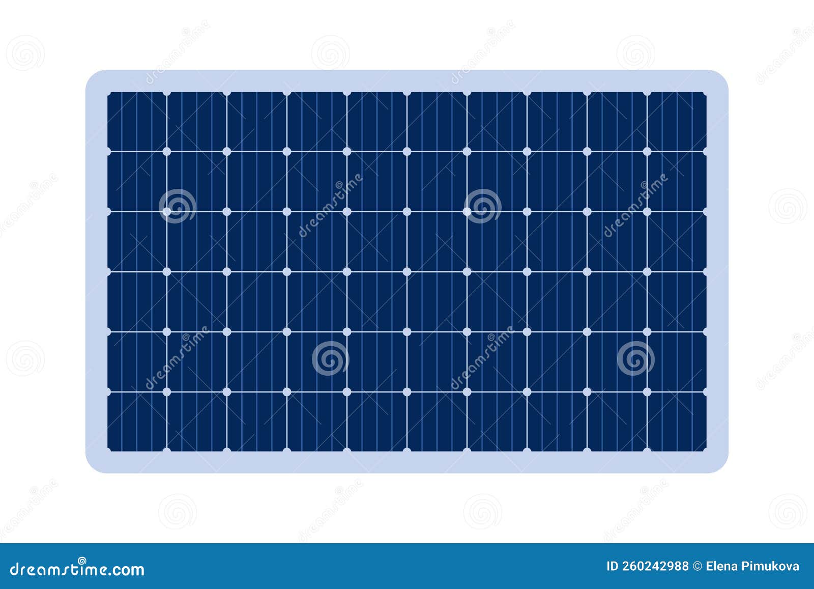 Solar Panel Grid Module. Sun Power Electric Battery. Solar Cell Pattern ...