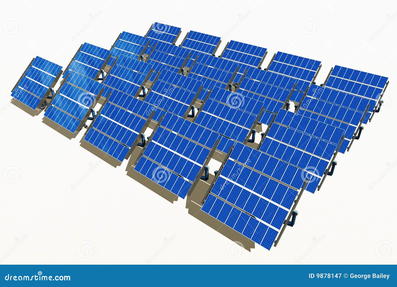 Solar panel Group stock illustration. Illustration of industry - 9878147
