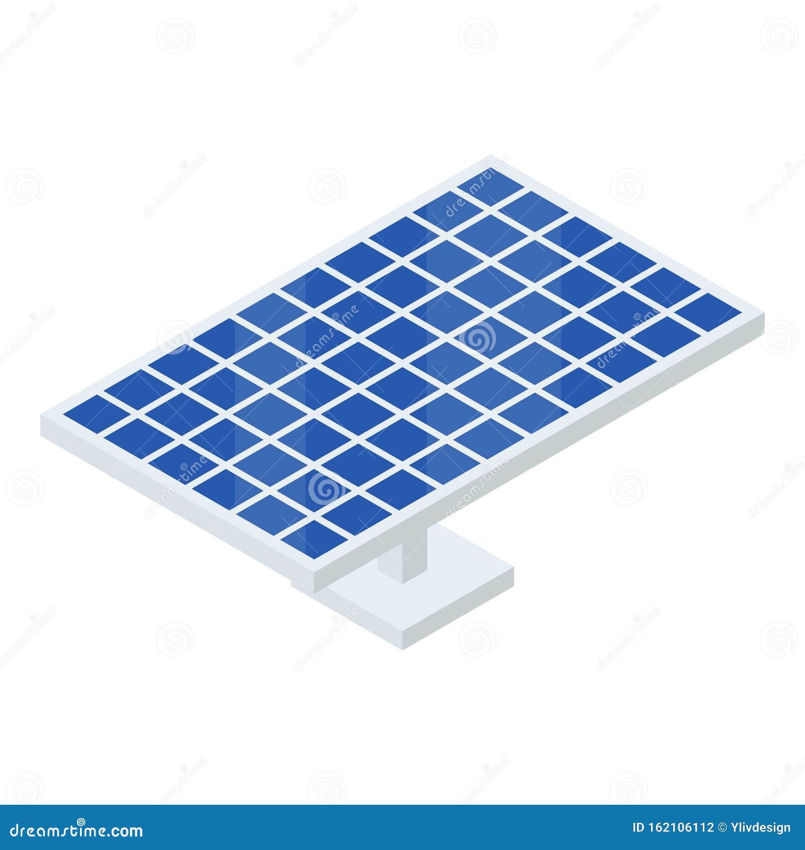 Solar Panel Icon, Isometric Style Stock Vector - Illustration of cell ... Solar Panel Icon, Isometric Style Stock Vector - Illustration of cell ...