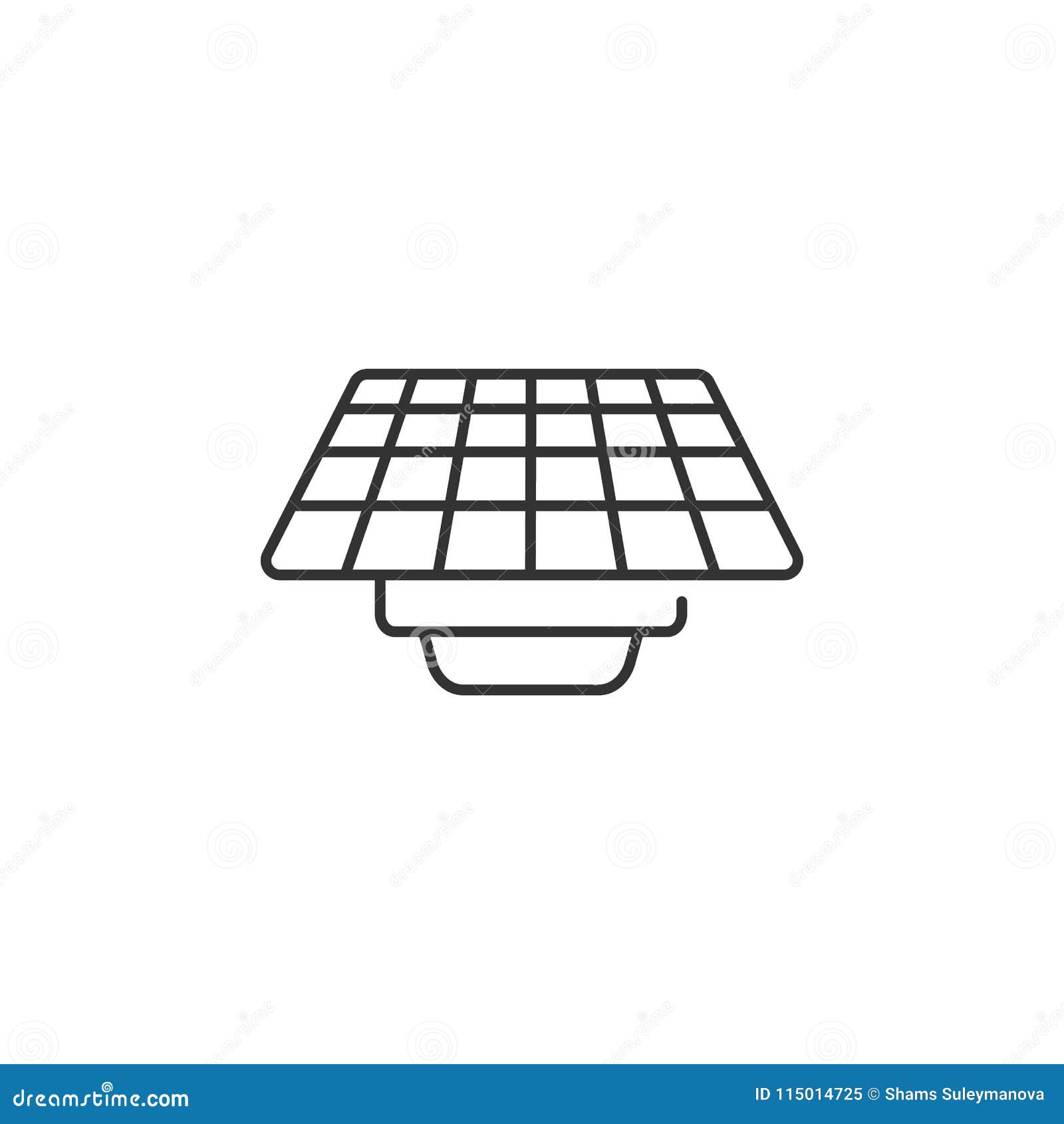 Solar Panel Icon. Simple Element Illustration. Solar Panel Symbol ...