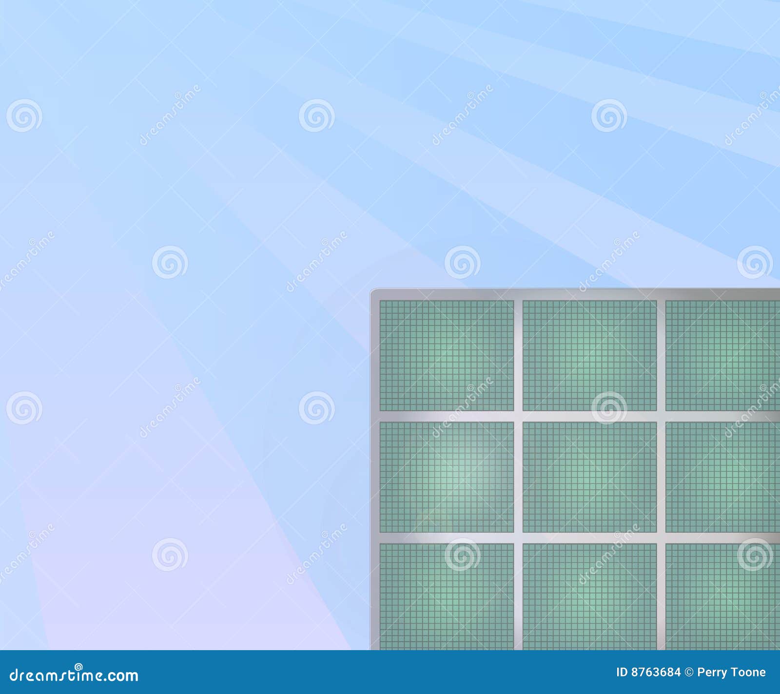 Solar Panel Illustration stock vector. Illustration of circuit - 8763684