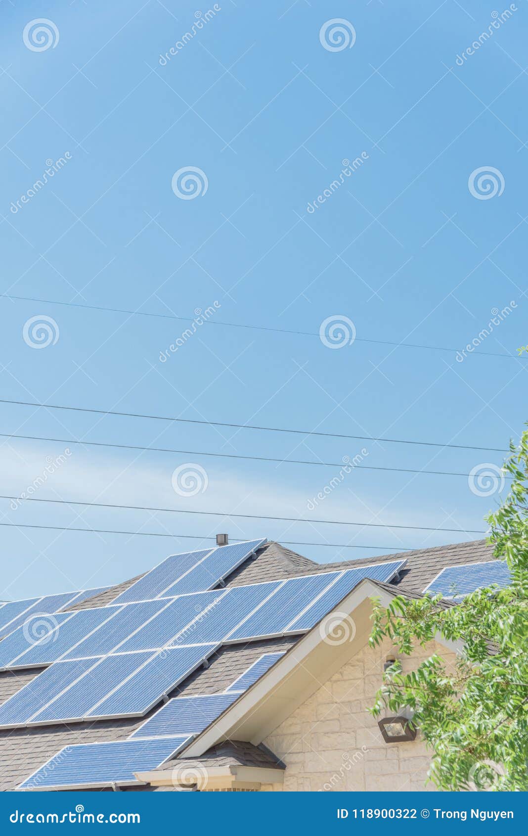 Solar Panel Installation on Asphalt Shingles Rooftop Stock Photo ...