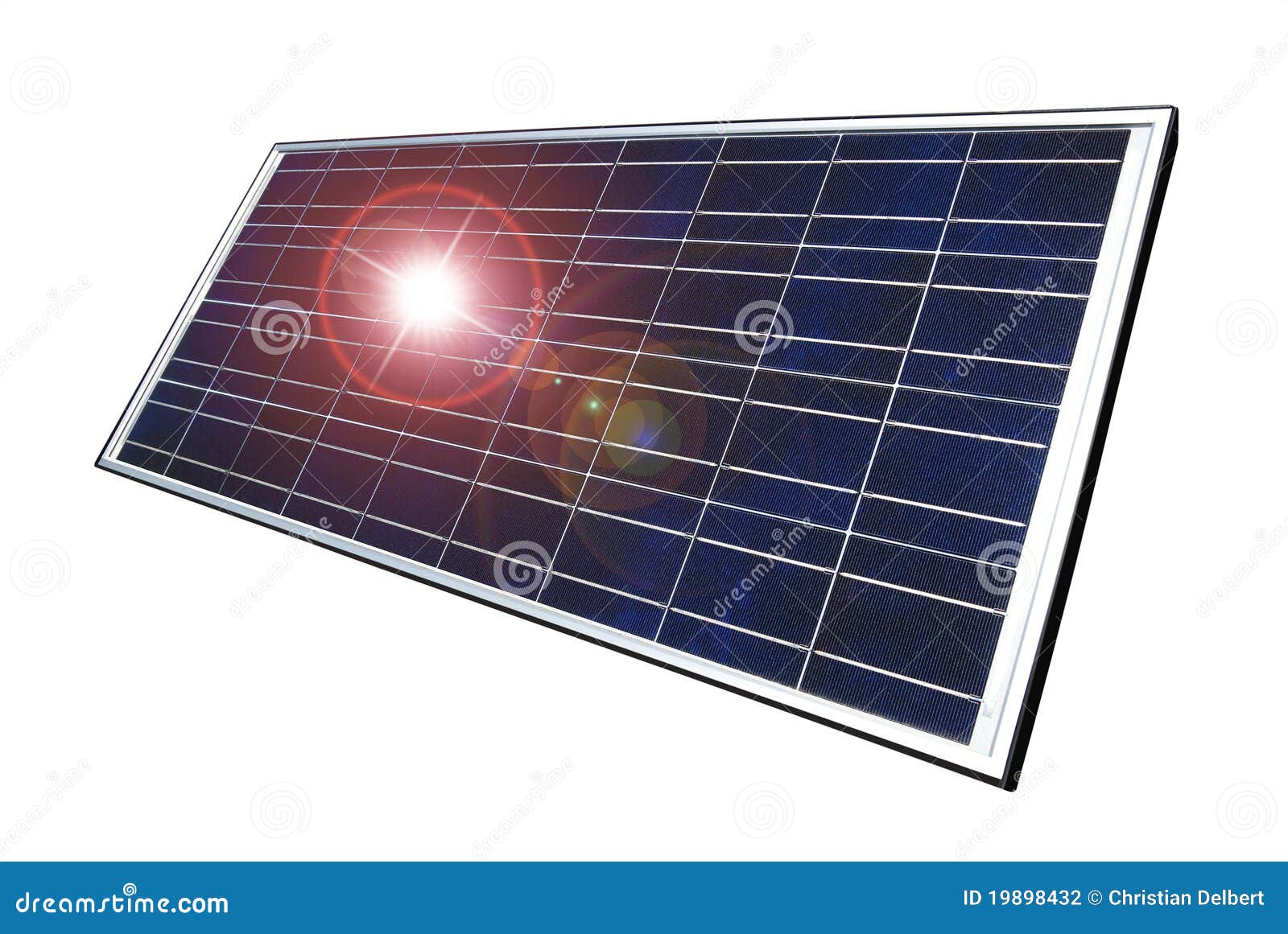 Solar panel, isolated stock photo. Image of global, environmental ...