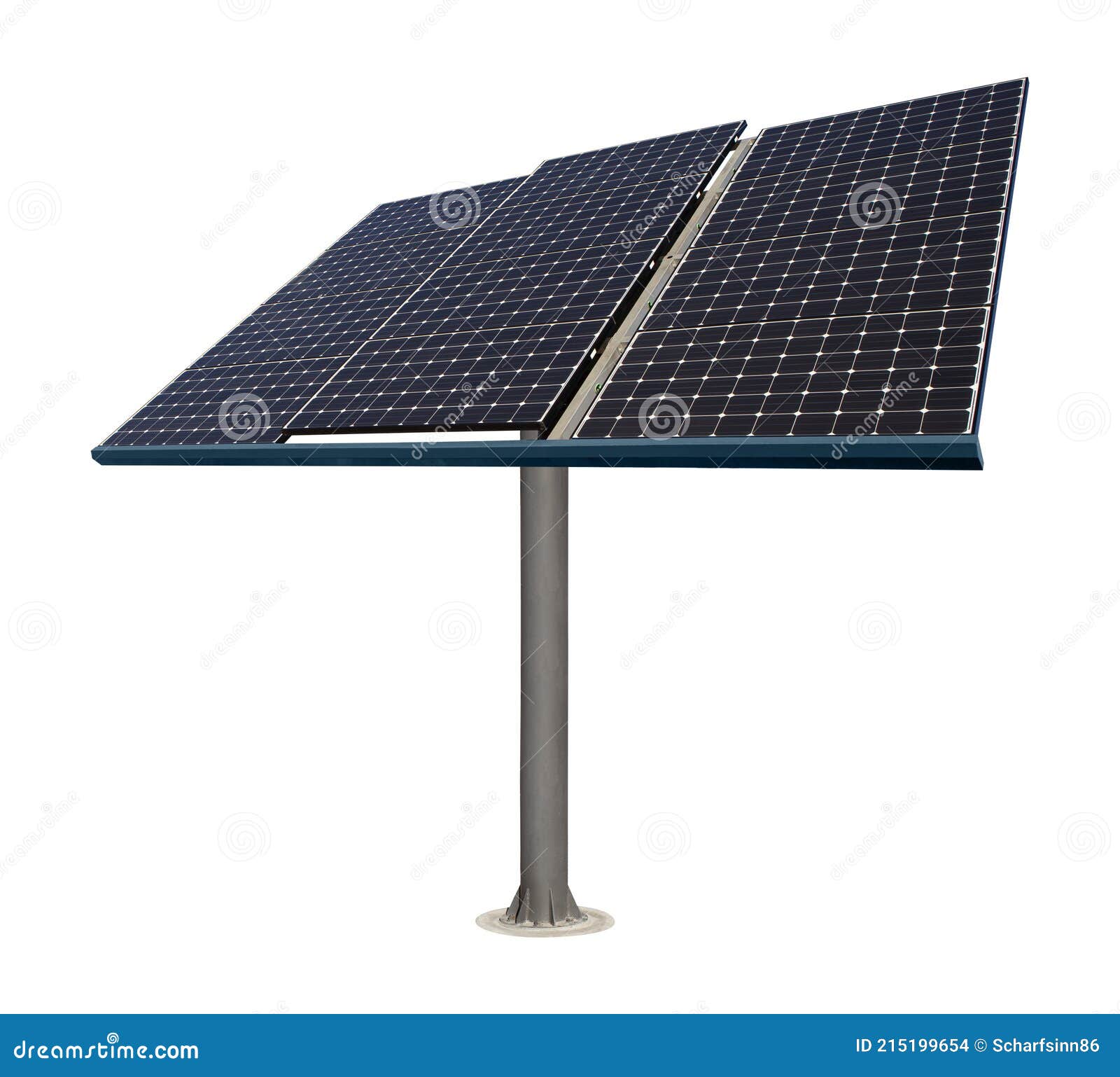 Solar panel isolated stock photo. Image of environment - 215199654