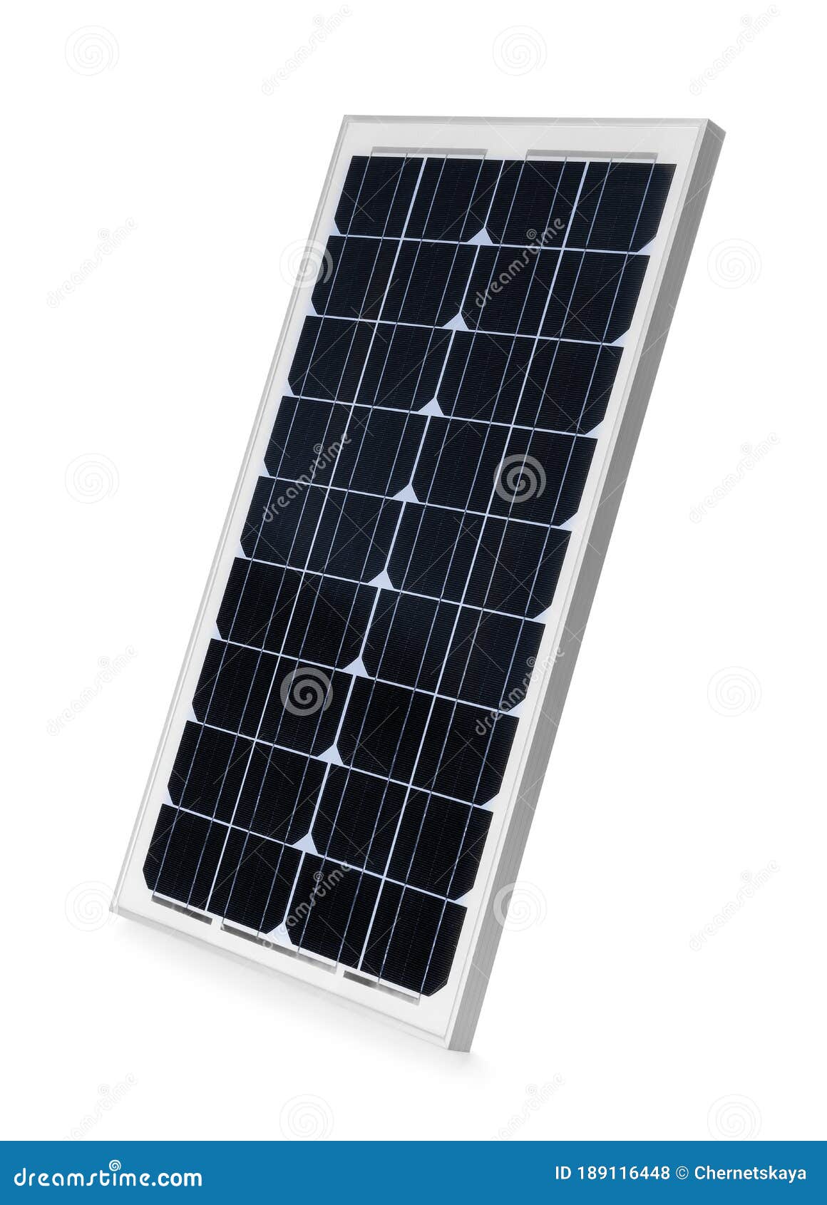 Solar Panel Isolated. Alternative Energy Source Stock Photo - Image of ...