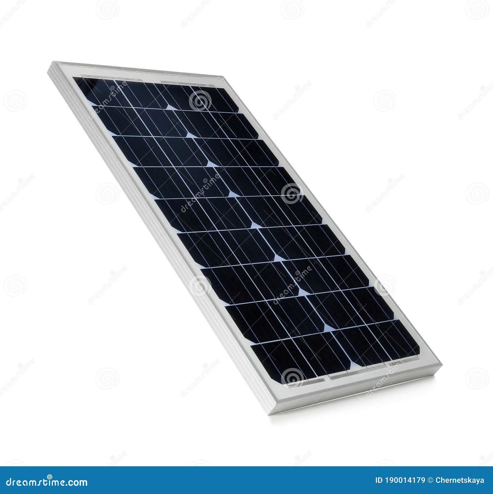 Solar Panel Isolated. Alternative Energy Source Stock Image - Image of ...