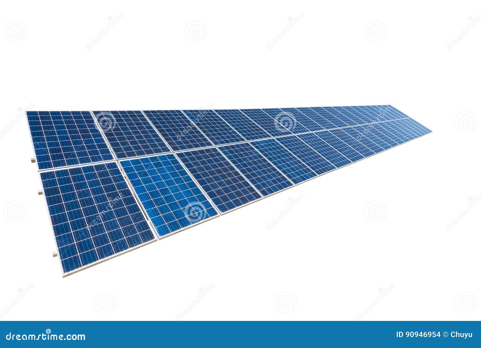 Solar panel isolated stock photo. Image of renewable - 90946954
