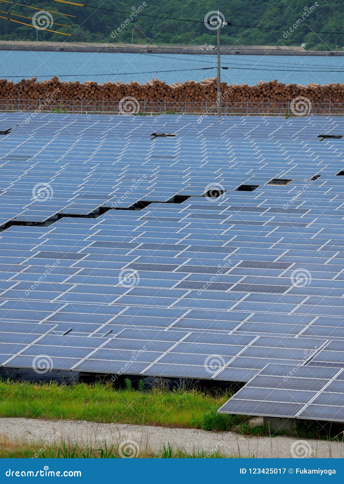 Solar Panel in Japan stock image. Image of sunshine - 123425017