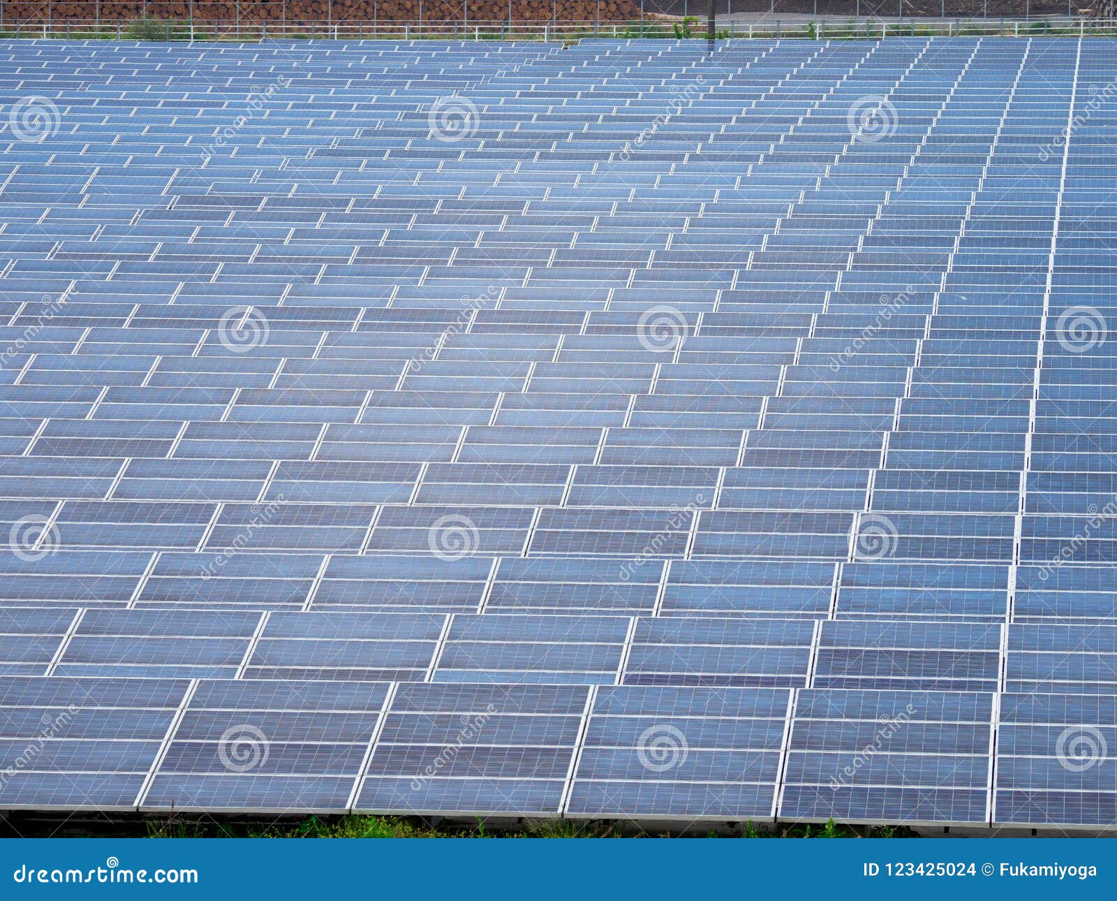 Solar Panel in Japan stock photo. Image of space, material - 123425024