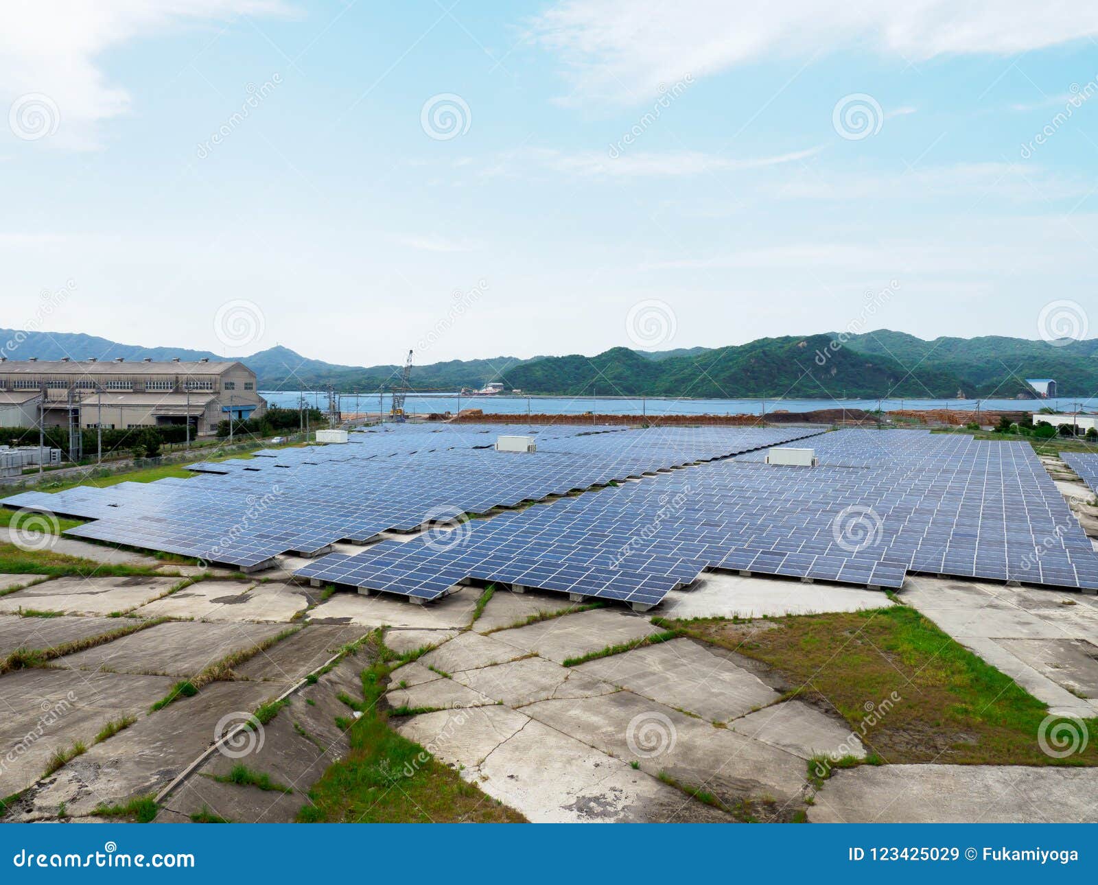 Solar Panel in Japan stock image. Image of environment - 123425029