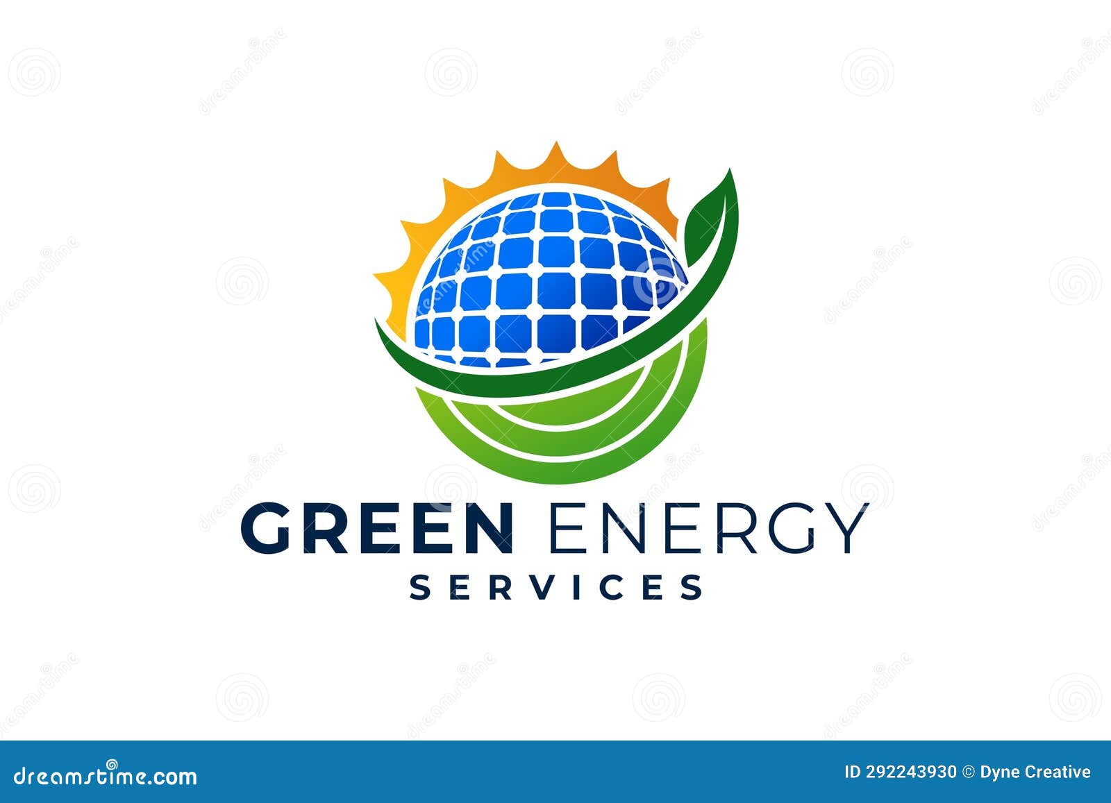 Solar Panel Logo Design. Photovoltaic Component. Green Energy. Stock ...