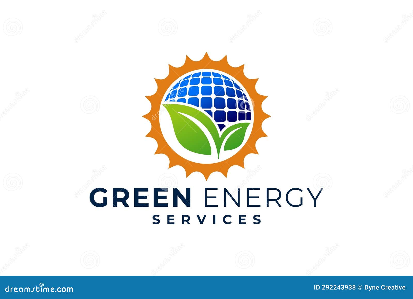 Solar Panel Logo Design. Photovoltaic Component. Green Energy. Stock ...