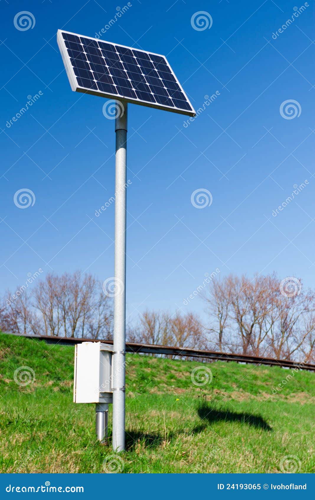 Solar Panel Measuring Device Stock Image - Image of panel, tool: 24193065