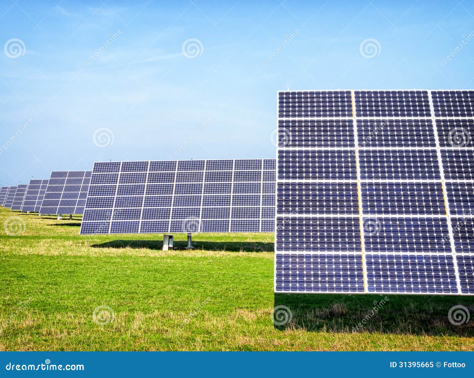 Solar panel stock image. Image of clear, view, vibrant - 31395665