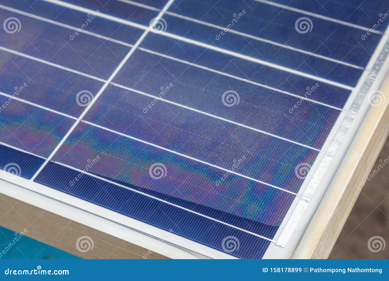 Solar Panel with Nano Coating Stock Image - Image of economy, green ...